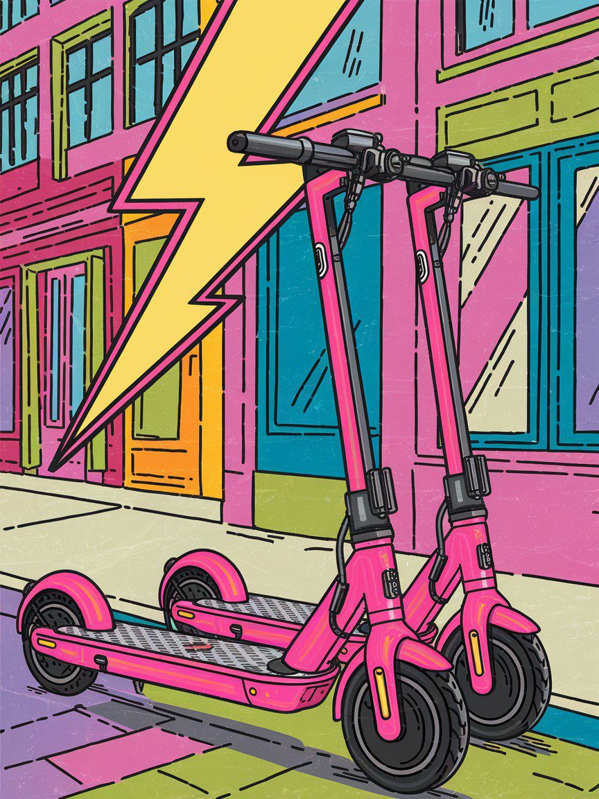 Pink Mobility : L'Éclair Rose de la Mobilité Électrique - comdigitale.blog