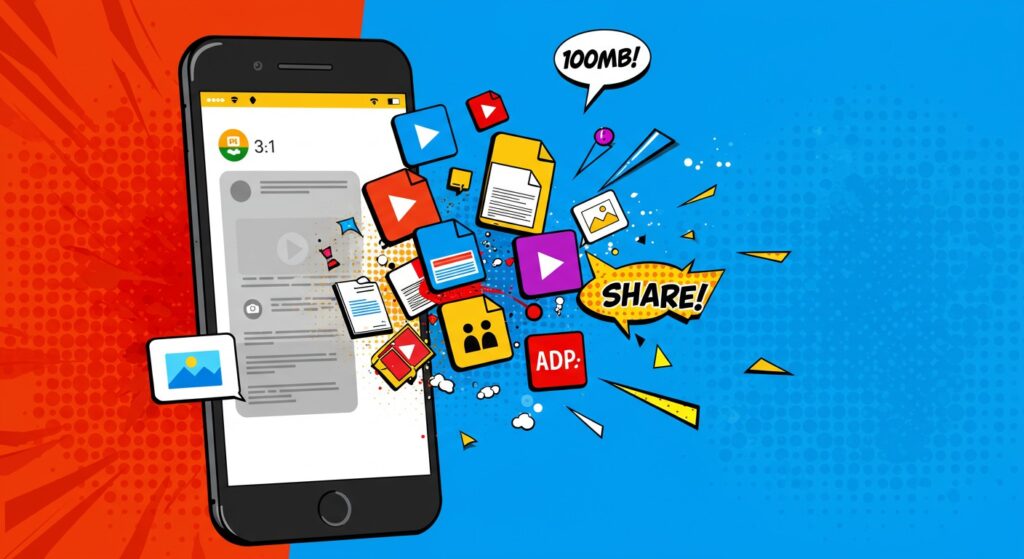 Messenger Boost File Sharing à 100 Mo - comdigitale.blog