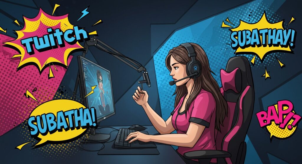 Sherine Berry : 49 Jours De Live Twitch, Un Défi Digital - comdigitale.blog