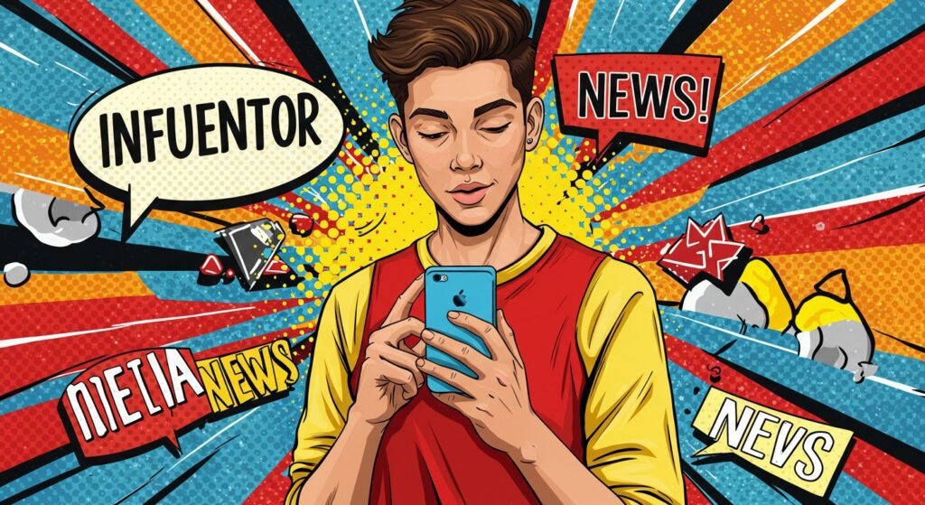 Réseaux Sociaux : Les Influenceurs Redéfinissent l'Info - comdigitale.blog
