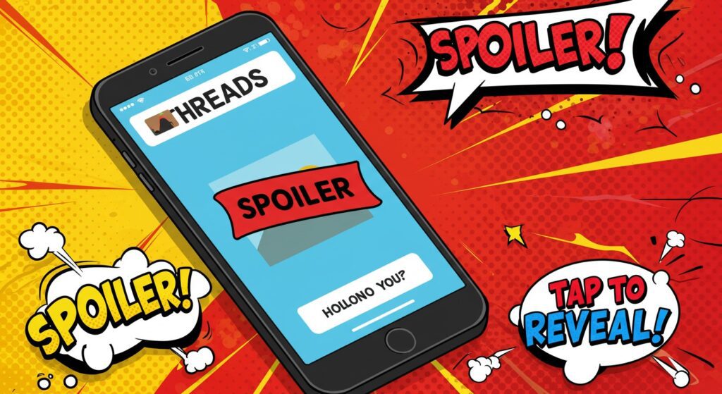 Threads Dévoile ses Étiquettes Spoiler Multimédia - comdigitale.blog