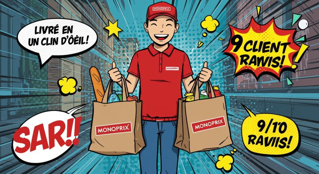 Monoprix : L'Humour Révolutionne la Livraison - comdigitale.blog